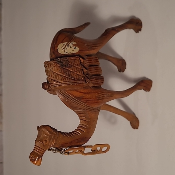 Wooden Camel | Accents | Vintage Hand Carved Wood Camel | Poshmark